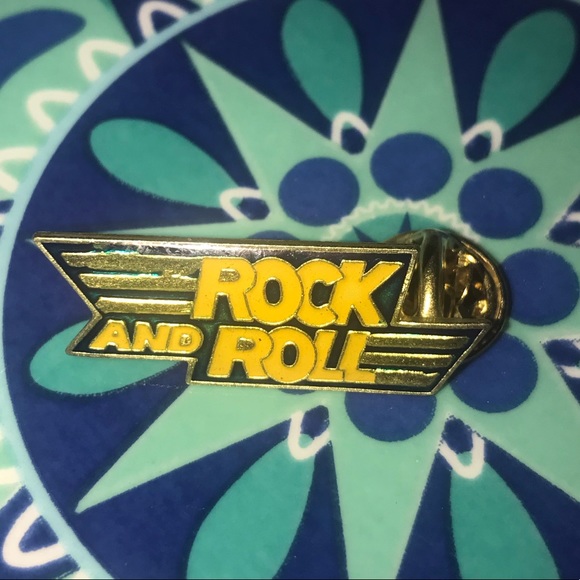 Unknown | Jewelry | Vintage Rock And Roll Pin Lapel | Poshmark